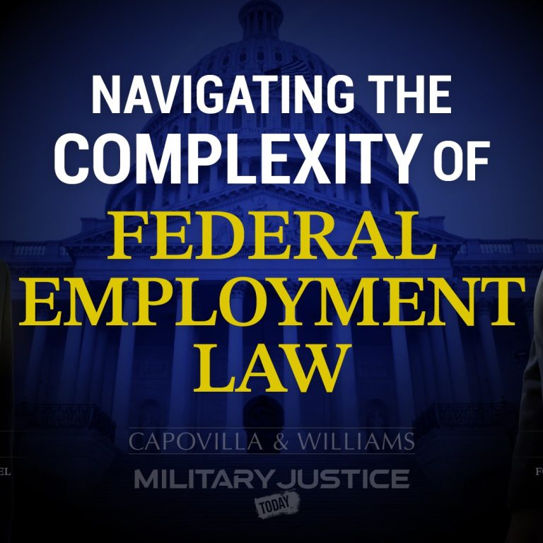 Military, Federal & VA Lawyers | Capovilla & Williams